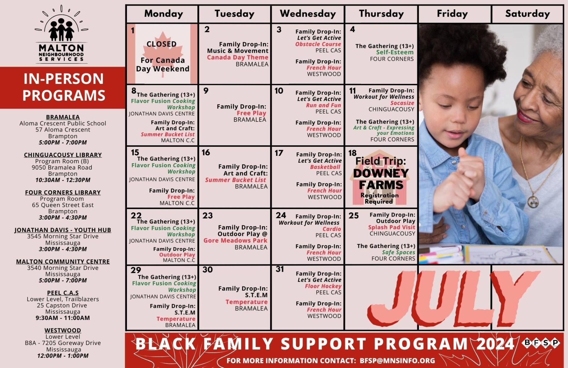 Black Family Support - Loud & Proud Youth Programs - Malton ...